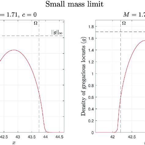 Small Mass Limit With Estimates For The Max Value And Support The