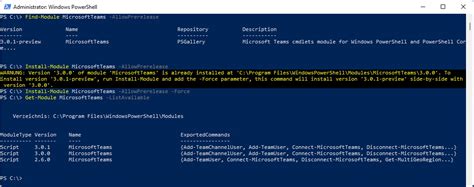 Microsoft Teams Powershell Module 3 0 1 Preview Icewolf Blog