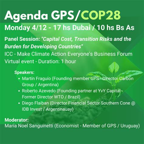 Panel Session Gps Capital Cost Transition Risks And The Burden For