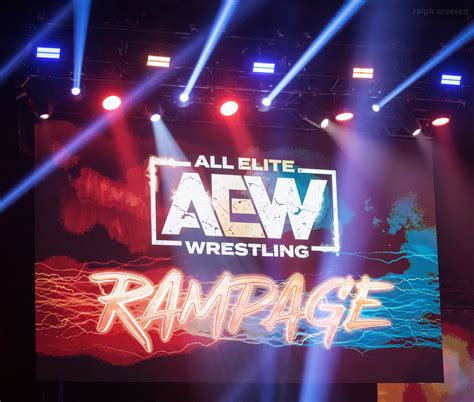 Aew Wrestling Rampage At The Heb Center In Cedar Park Texas