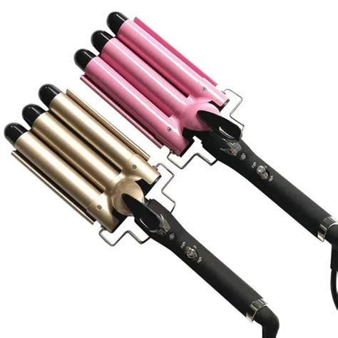 ไข่ Curling Iron Bubble Head Triple Barrel Water Ripple ขนาดเล็ก Curl