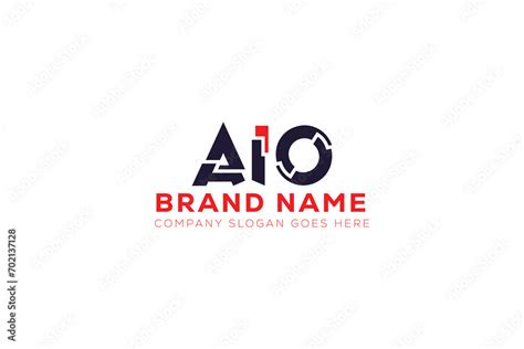 aio white letter monogram logo design with aio letter logo design a