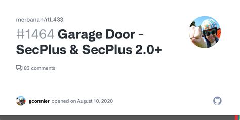 garage door secplus and secplus 2 0 · issue 1464 · merbanan rtl 433