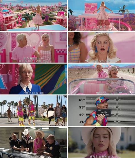 경찰에 체포된 바비 마고로비x라이언고슬링 ‘바비 메인 예고편 공개 전자신문