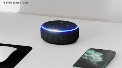 Echo Dot Smart Speaker 3d Model 29 3ds Blend C4d Fbx Max Ma