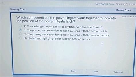 34532W001 Power Opening Systems Mastery Exam StudyX