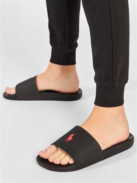 Polo Ralph Lauren Natikače Polo Slide 809852071004 Crna Modivohr