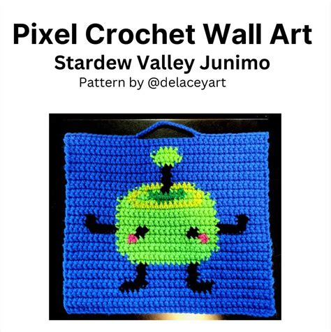 Stardew Valley Junimo Beginner Pixel Crochet Pattern Etsy