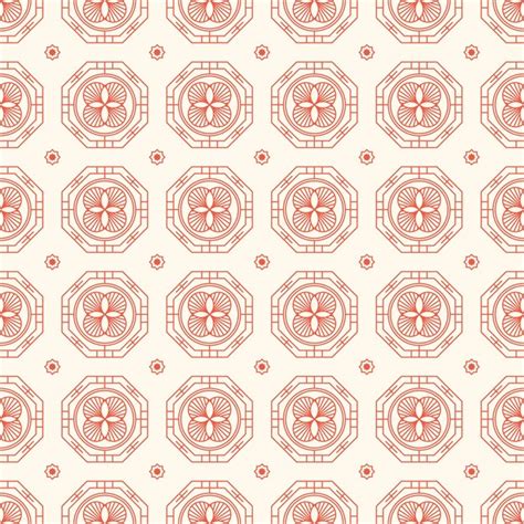 손으로 그린 한국 패턴 무료 벡터