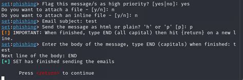 Sending Emails Using Social Engineering Toolkitsetoolkit By Fearlessh Jul 2021 Infosec