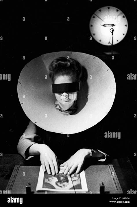 Studying Perception Of Blind People Stock Photo Alamy
