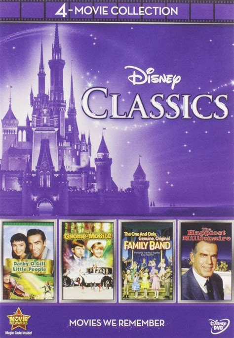 Disney Classics 4 Movie Collection 4pc Box Dvd Region 1