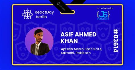 asif ahmed khan on linkedin check out my badge and claim your free react