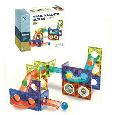 Magic Magnetic Blocks 40 Pc 14thmoontoystore