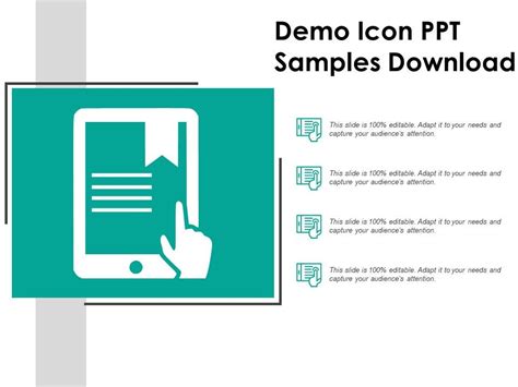Demo Icon Ppt Samples Download Graphics Presentation Background For