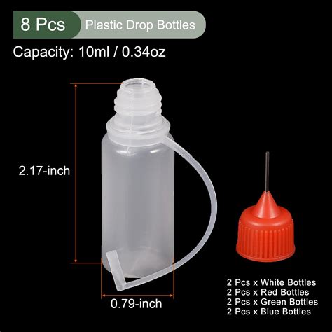 Yokive 10 Pcs Needle Tip Bottles Needles Precision Tip Applicator