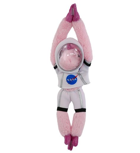 Hanging Pink Unicorn Plush With Astronaut Dress Up Super Soft Plush