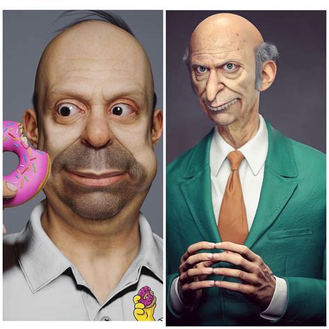 This Artists Real Life Take On Simpsons Characters Is Amazing R