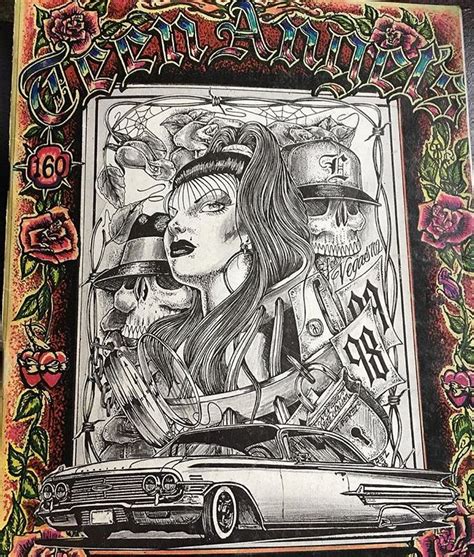 Angels Drawings Lowrider