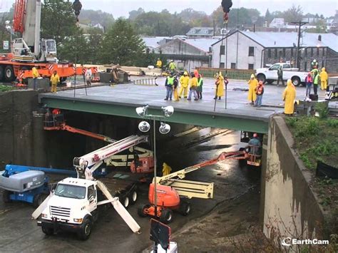 NJDOT Accelerated Bridge Construction Time Lapse Bridge Construction Acceleration Construction