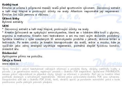 Alpa Masazni Emulze Hrejiva 210 Ml Nejlevnejsi On Line Lekarna Na