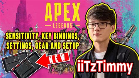 Iitztimmy Updated Apex Legends Settings Keybinds Sensitivity Gear