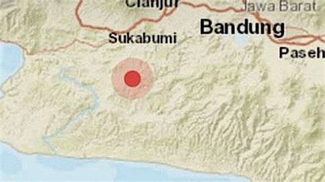 Terjadi Gempa Pagi Ini Pusatnya Di Kota Sukabumi Dengan Kekuatan 58