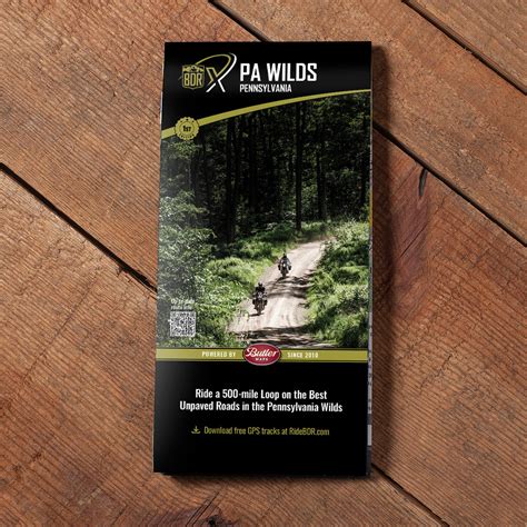 Pa Wilds Bdr X Route Map Backcountry Discovery Routes