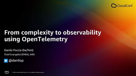 Danilo Poccia On Linkedin From Complexity To Observability Using