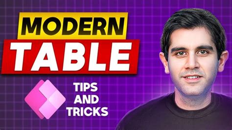 inogic on linkedin working with modern table control in power apps