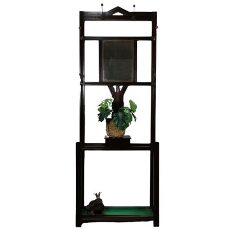 Vintage Halmeubel Antieke Kapstok Met Spiegel Flashback Furniture