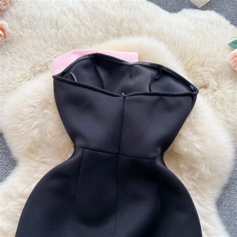 Сексуальные трехмерные платья трубы с бантом бабочкой и разрезом сексуальные элегантные