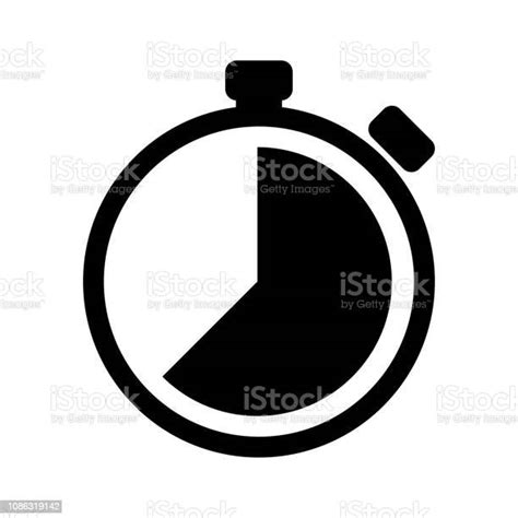 초시계 아이콘 플랫 스타일 배경에 고립입니다 웹 사이트 및 응용 프로그램 디자인에 대 한 초시계 아이콘 기호 기호입니다 0명에 대한 스톡 벡터 아트 및 기타 이미지 Istock