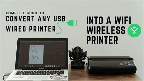 Convert Usb Wired Printer To Wireless Wifi Printer Supports Canon Hp