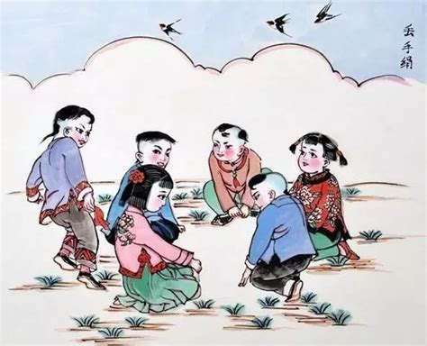 户外传统游戏丢手绢