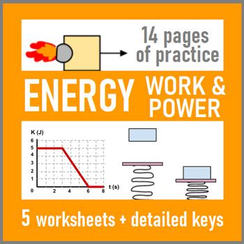 AP Physics Energy Work Power Practice W Keys By Bio And Phys Bouquet