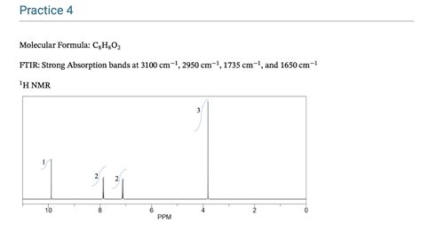 Solved Molecular Formula C8h8o2 Ftir Strong Absorption