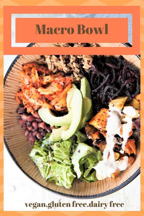 A Macro Bowl Is Filled With Protein Fiber Vitamins And Minerals And