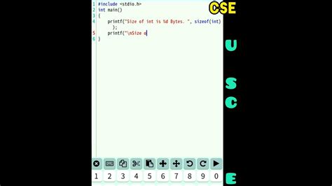 How To Use Sizeof Operator C Program Sizeof Keyword In C Shorts