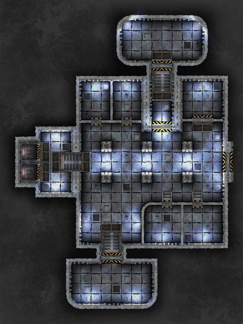 Sci Fi Tactical Map Картография Рпг Космический корабль