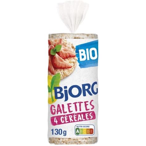 Bjorg Galettes Aux 4 Céréales Bio Bjorg