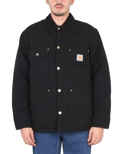 Carhartt Chore Jacket In Black For Men Lyst