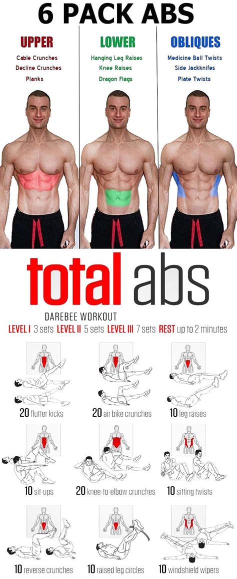 Six Pack Abs Workout Chart Simple Ab Routine New Arrivals