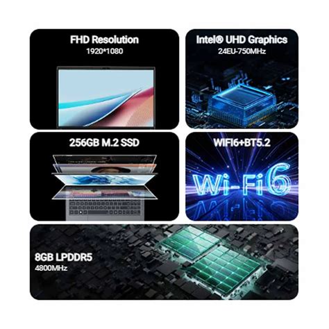 Chuwi Gemibook Plus Core N100 Grey Laptop Price In Bd Ryans