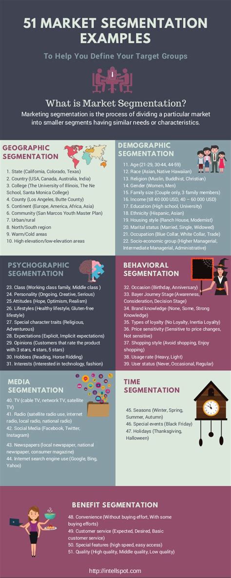 51 Market Segmentation Examples Infographic Artofit