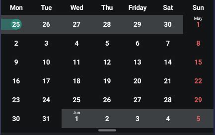 B X Xui Old As Calendaradvanced Onerow Fiverow Calendar