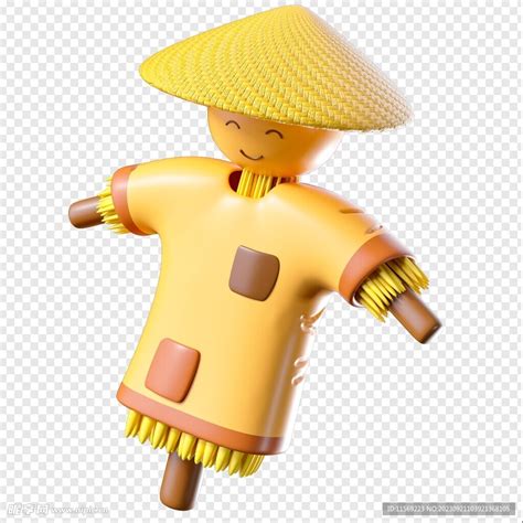 卡通可爱稻草人设计图psd分层素材psd分层素材设计图库昵图网