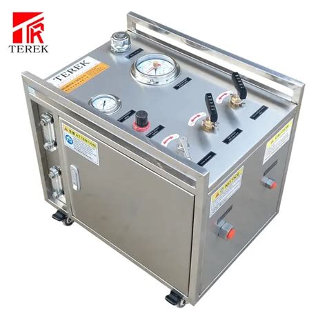 Terek Hydrostatic Testing Pump System In Closed Enclosure For Cylinder Burst Test Hydrostatic