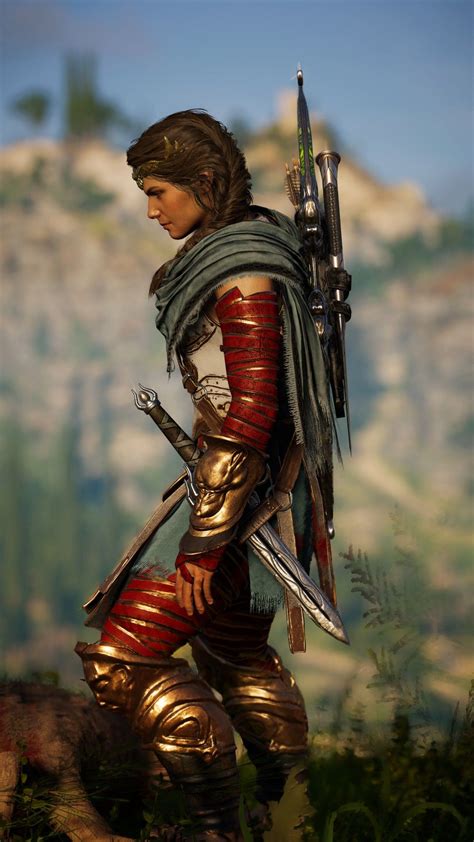 Ac Odyssey Kassandra Guerreros Batman Dibujo Videojuegos
