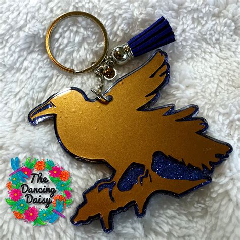 Raven Acrylic Key Chain Blanks Moxie Vinyls
